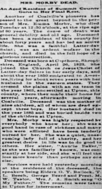 David and Emma Williams Morby